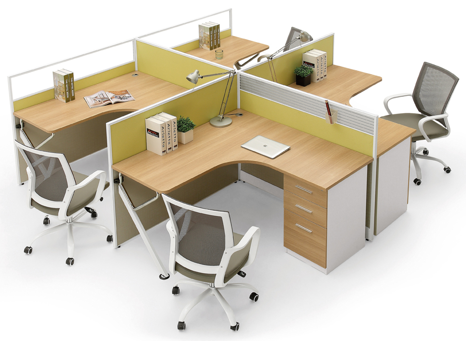 屏风隔断办公桌-欧迈时家具